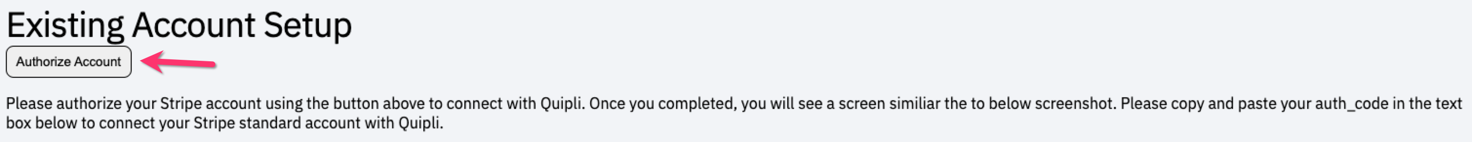Stripe Setup Instructions – Quipli
