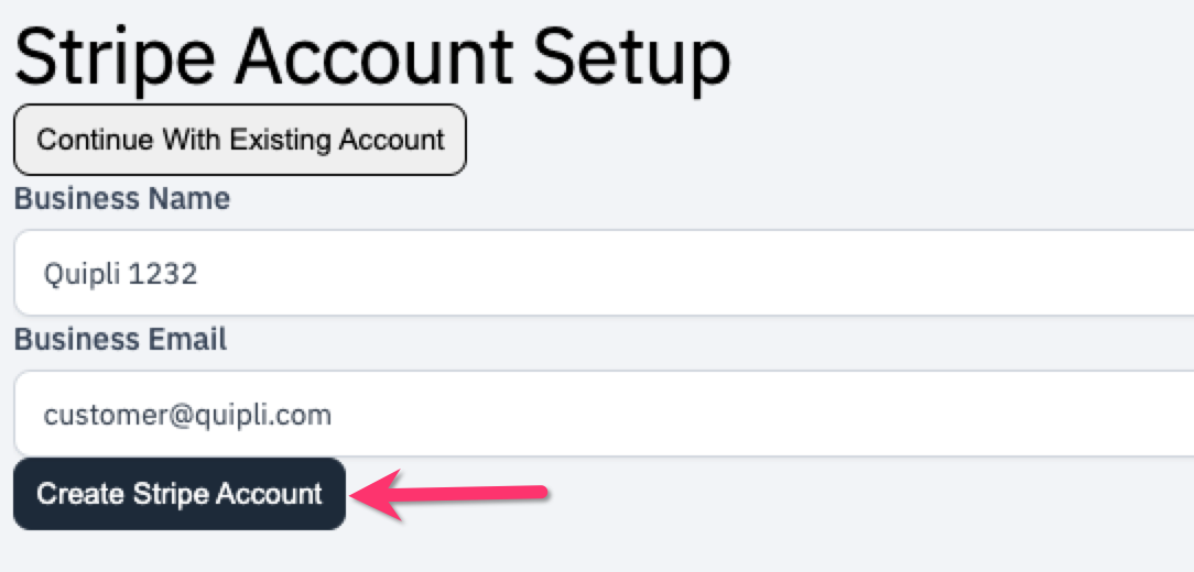 Stripe Setup Instructions – Quipli