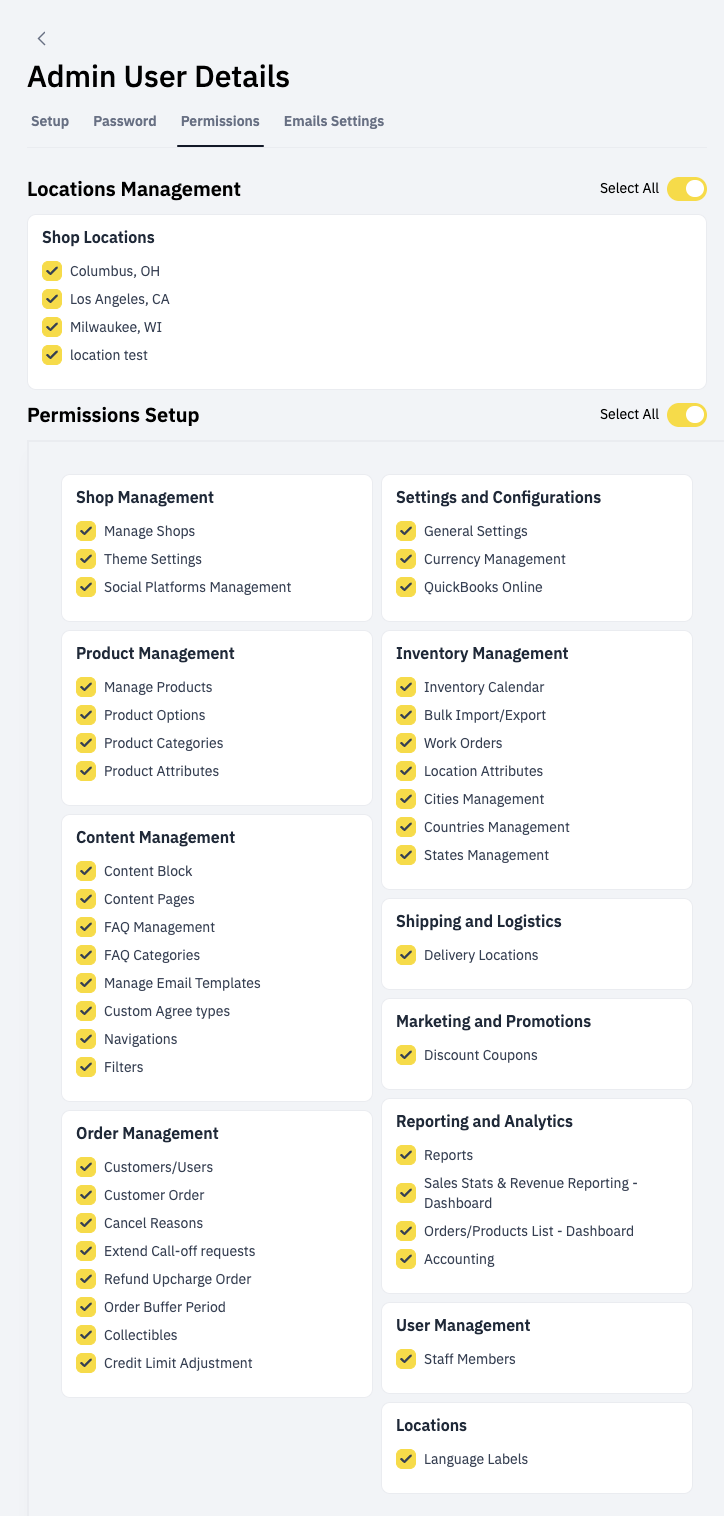 Understanding Admin User Permissions – Quipli