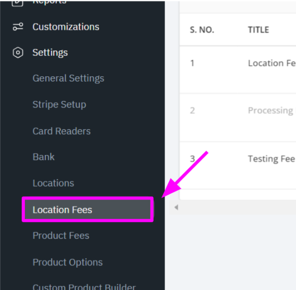 How to Set Up Location Fees – Quipli