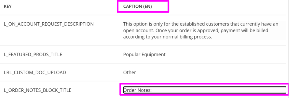 How to Add or Edit Website Text (checkout text, order notes title, etc ...