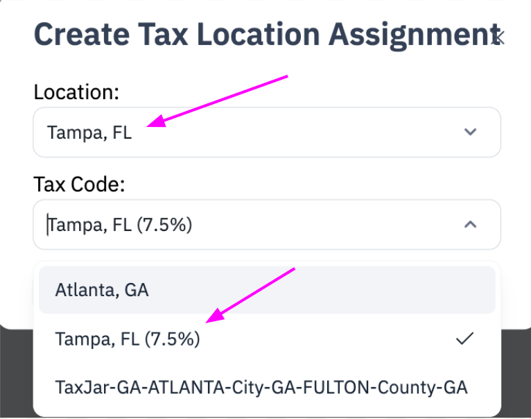 Adding a Tax Code – Quipli
